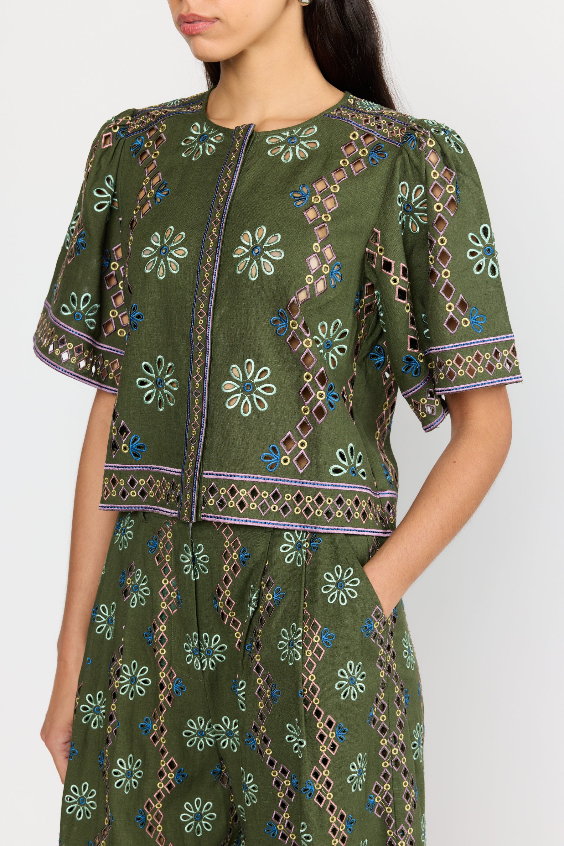 Ray Top - Capri Olive